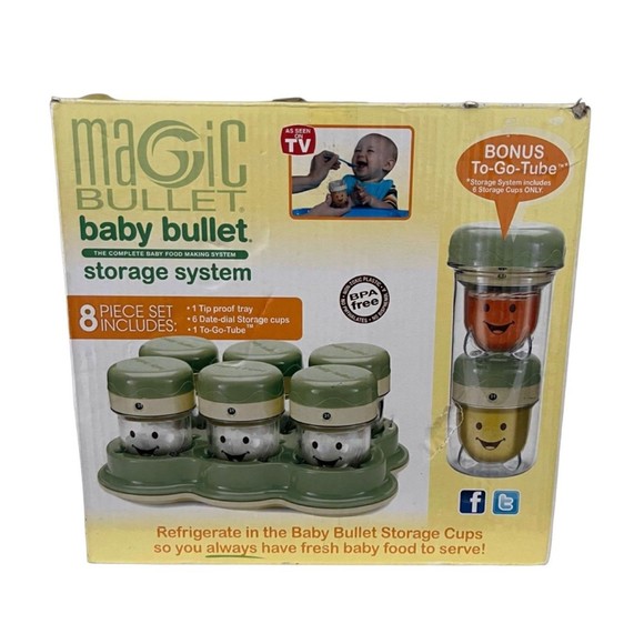 Magic Bullet | Kitchen | Magic Bullet Baby Bullet Food Storage System 8 ...